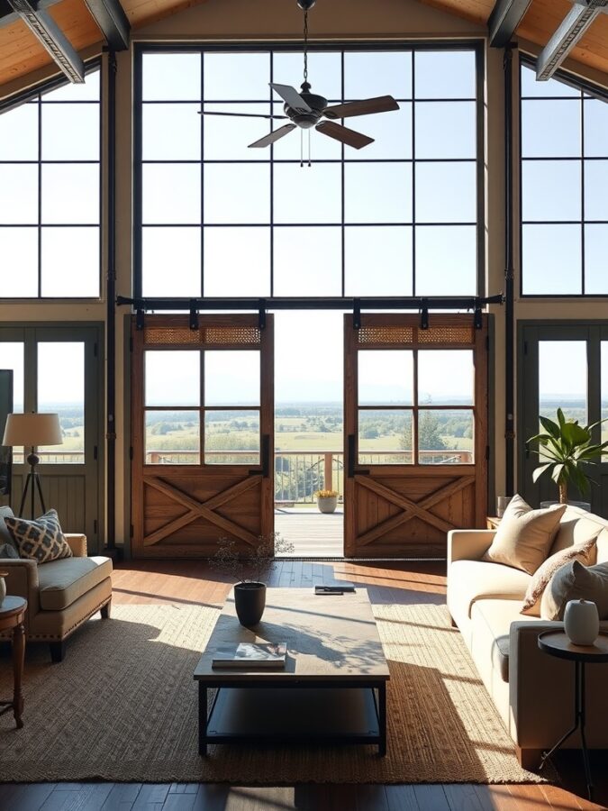 21 Jaw-Dropping Industrial Farmhouse Living Room Designs To Inspire You ...