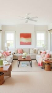 20 Dreamy Coastal Farmhouse Living Room Designs You'll Absolutely Love