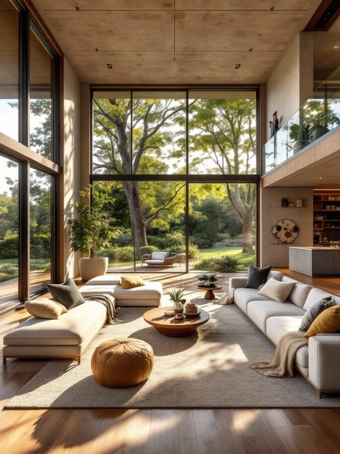 20 Natural Green Living Room Ideas For A Calming Atmosphere